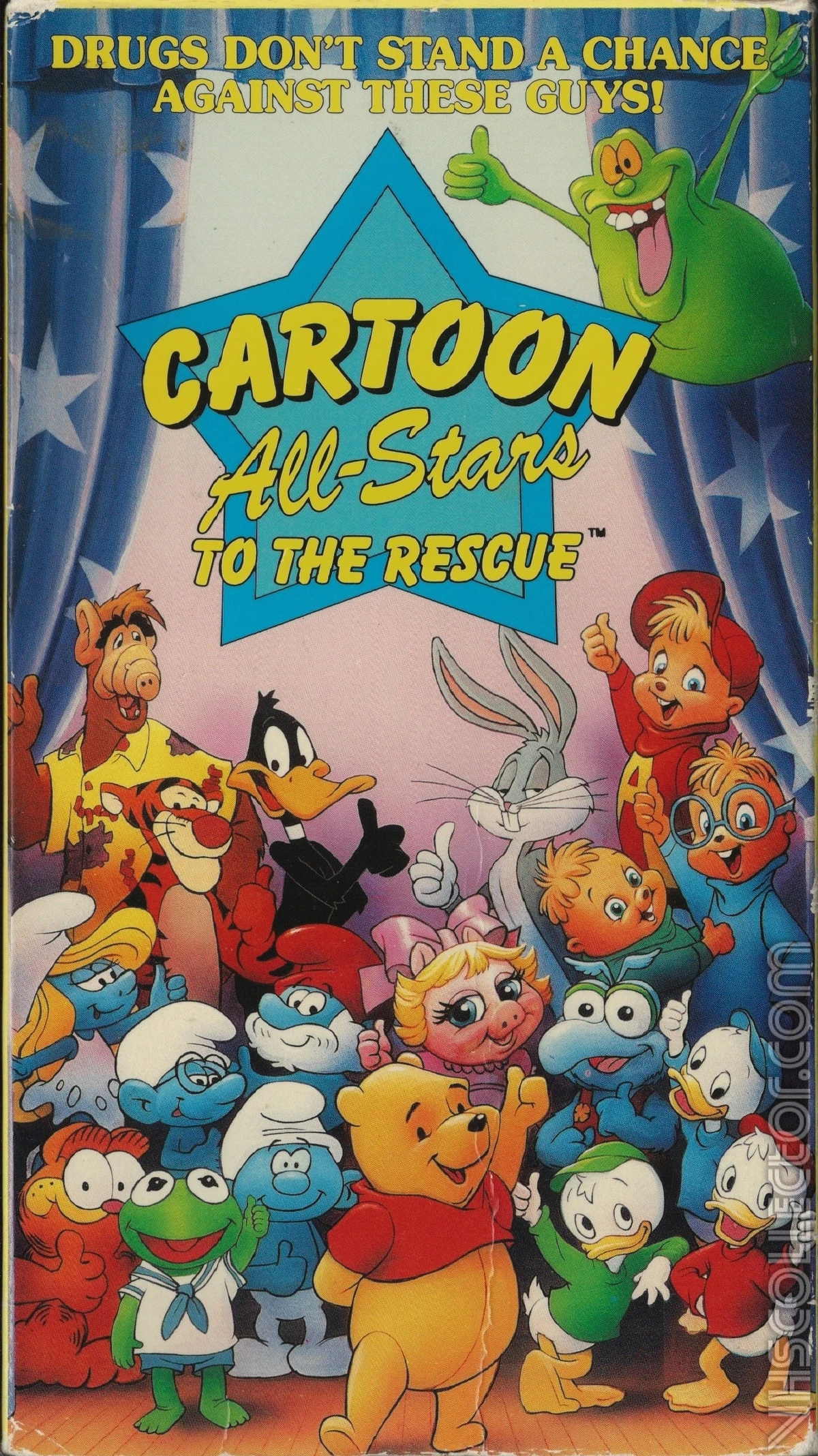Cartoon All-Stars to the Rescue VHS 1990 | Vhs and DVD Credits Wiki ...