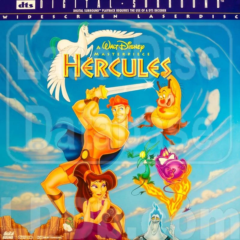 Hercules Laserdisc DTS 1998 | Vhs and DVD Credits Wiki | Fandom