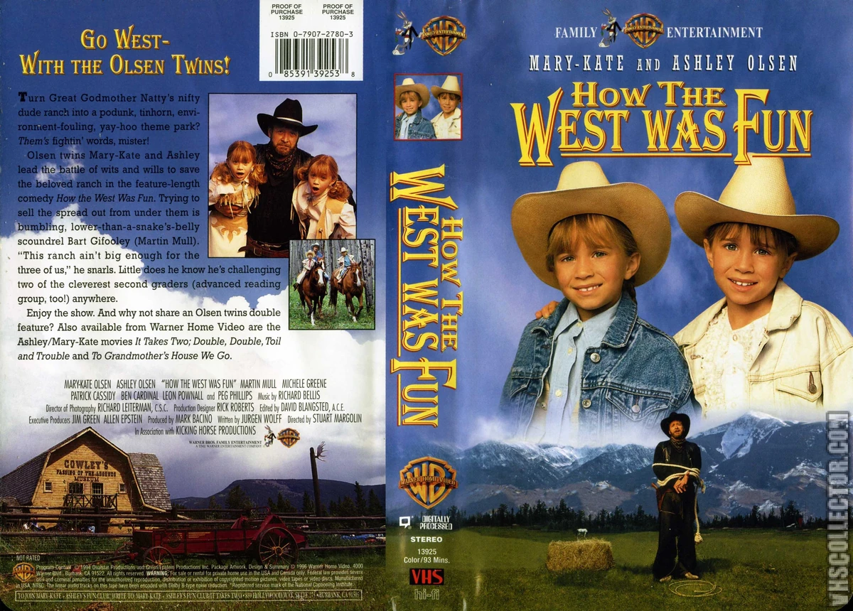 How the West was Fun VHS 1996 | Vhs and DVD Credits Wiki | Fandom