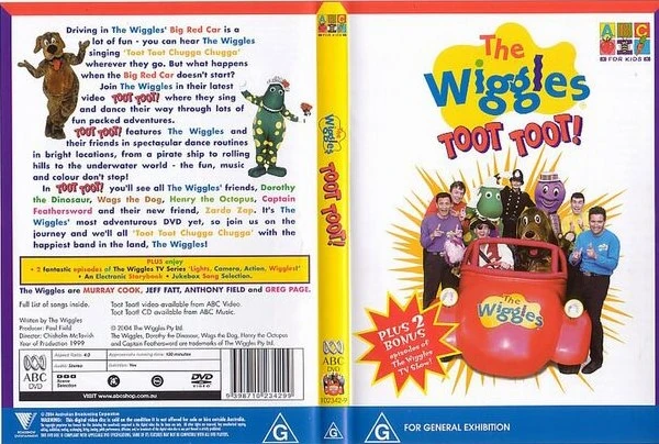 The Wiggles: Toot Toot! DVD 2004 (ABC DVD Version) | Vhs and DVD ...