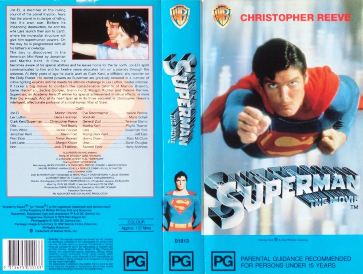 Opening and Closing to Superman (1978) 1992 VHS (Australia) | VHS ...