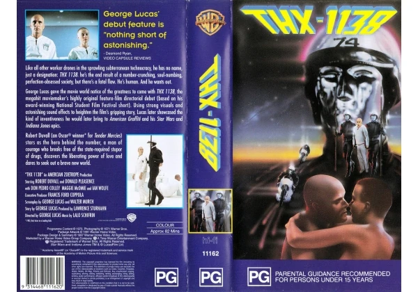 Opening and Closing to THX 1138 (1971) 1997 VHS (Australia) | VHS ...
