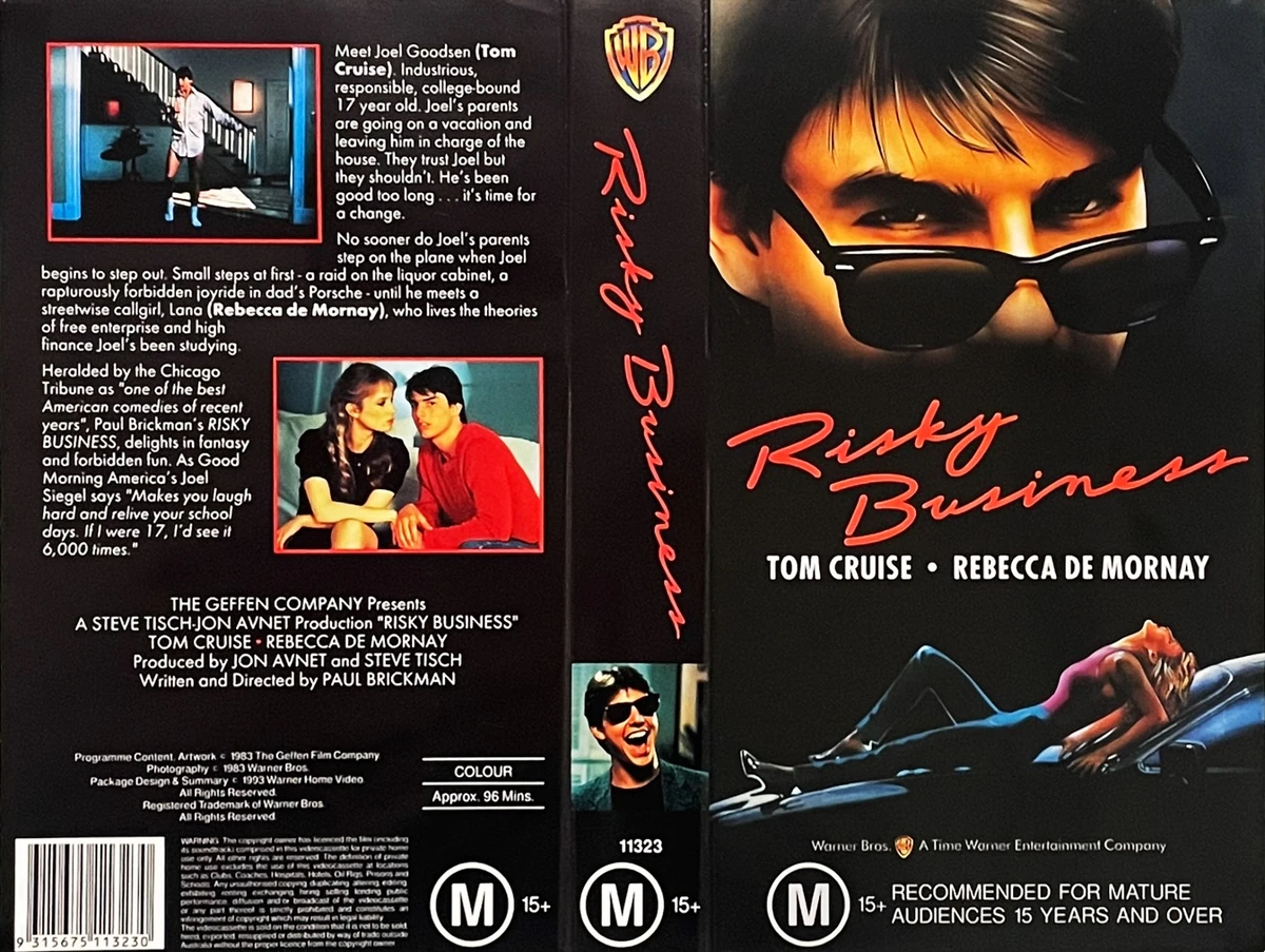 Opening and Closing to Risky Business (1983) 1993 VHS (Australia) | VHS ...