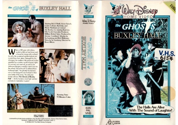 Opening & Closing to The Ghosts of Buxley Hall (1980) 1988 VHS ...