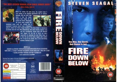 Opening to Fire Down Below (1997) 1998 VHS (UK) (rental) | VHS Openings Wiki | Fandom