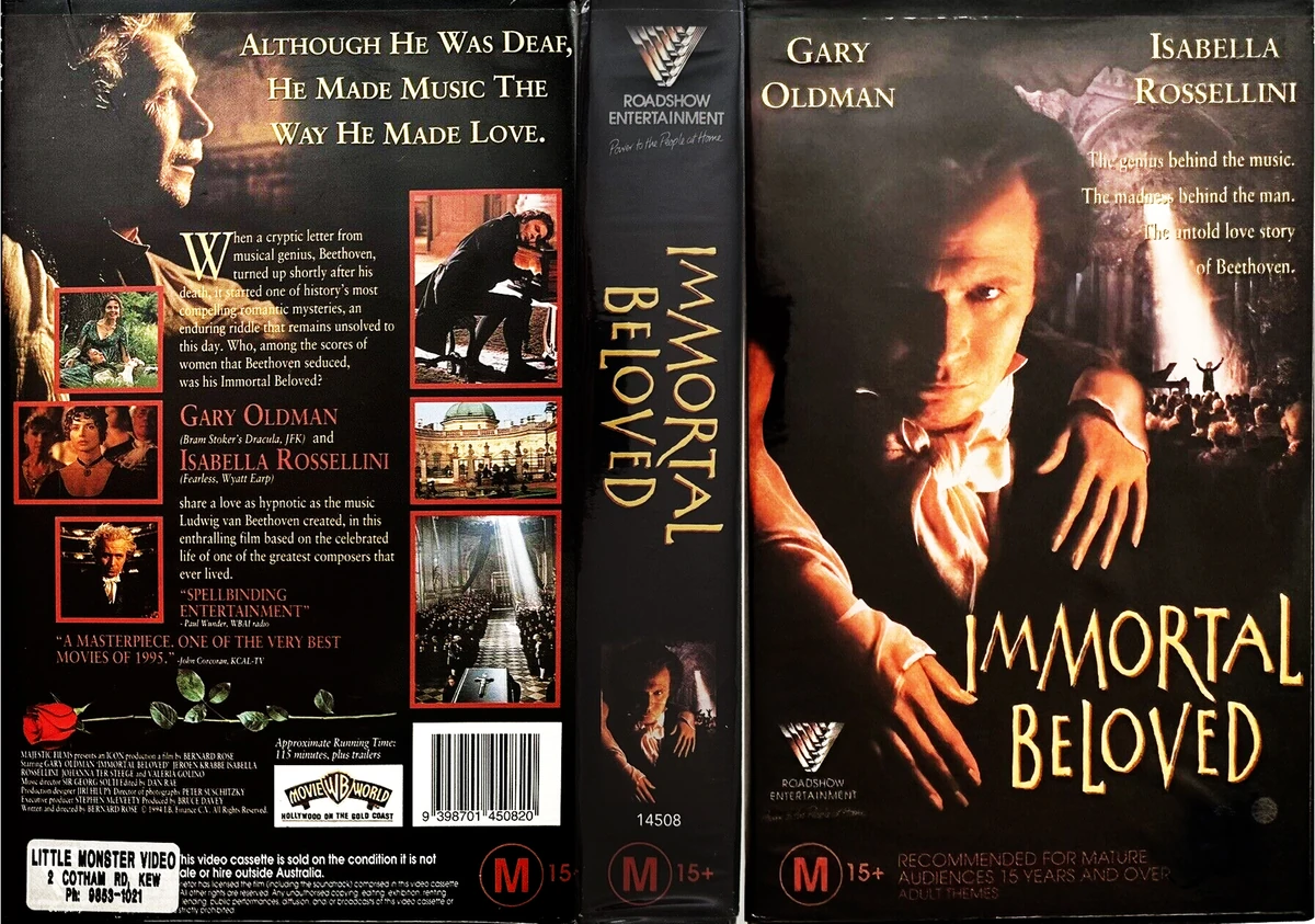 Opening and Closing to Immortal Beloved (1994) 1995 VHS (Australia ...