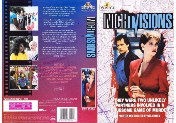 Opening to Night Visions (1990) 1993 VHS (UK) (rental) | VHS Openings ...