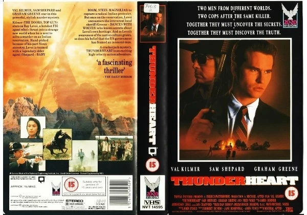 Opening to Thunderheart (1992) 1993 VHS (UK) (rental) | VHS Openings ...
