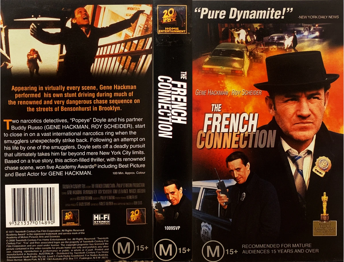 Opening and Closing to The French Connection (1971) 2000 VHS (Australia ...