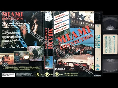 Opening and Closing to Miami Connection (1987) 1989 VHS (Australia ...
