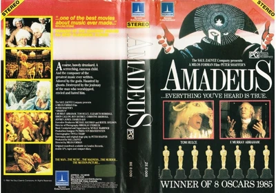 Opening and Closing to Amadeus (1984) 1985 VHS (Australia) | VHS ...