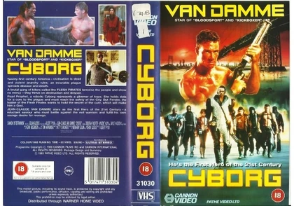Opening to Cyborg (1989) 1990 VHS (UK) (rental) | VHS Openings Wiki ...