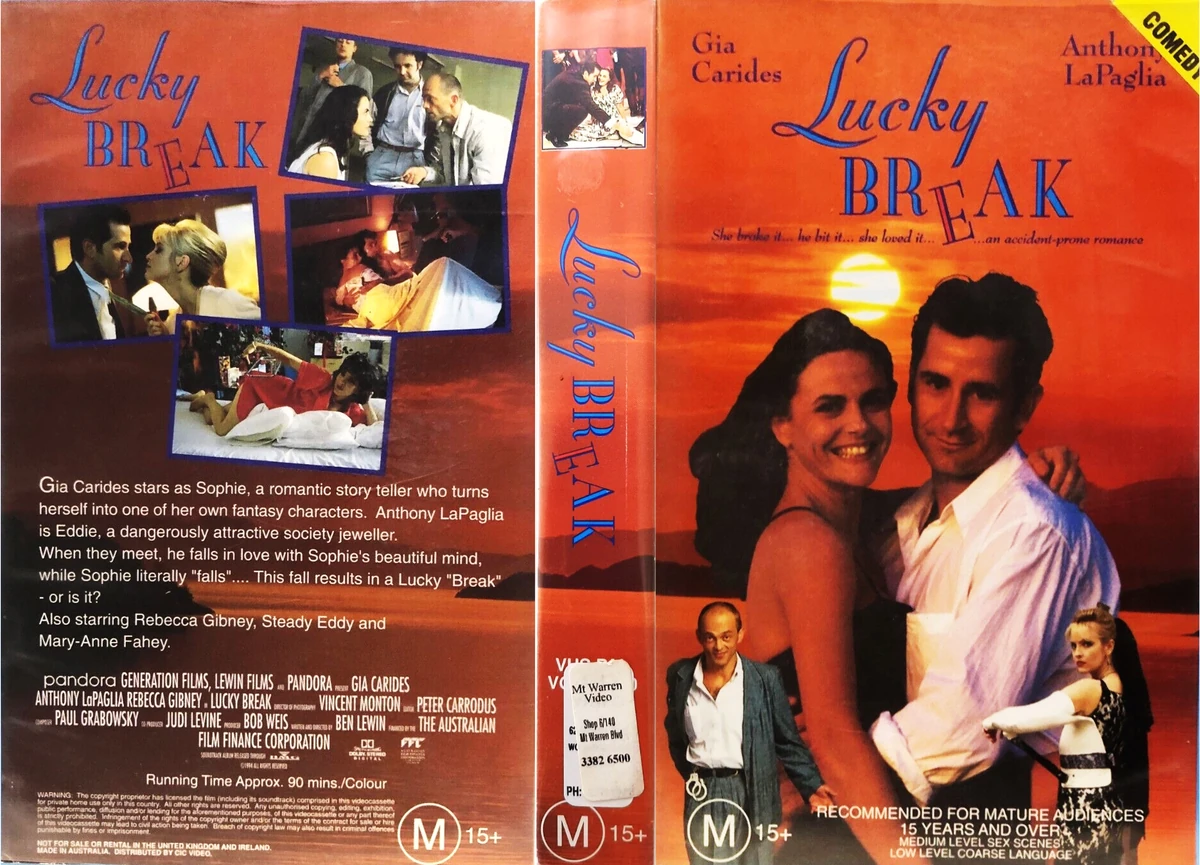 Opening and Closing to Lucky Break (1994) 1995 VHS (Australia) | VHS ...
