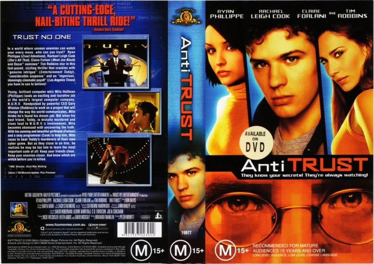 Opening and Closing to Antitrust (2001) 2001 VHS (Australia) | VHS ...