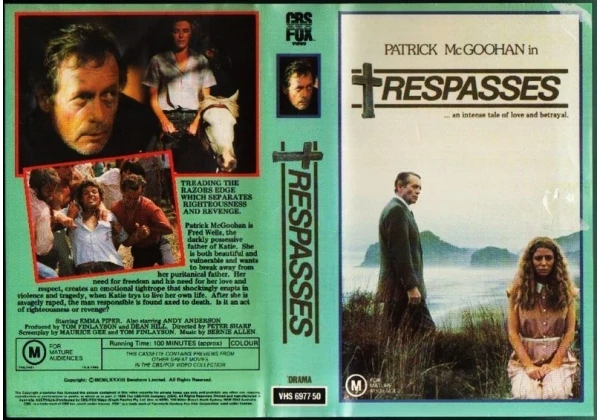 Opening and Closing to Trespasses (1984) 1985 VHS (Australia) | VHS ...