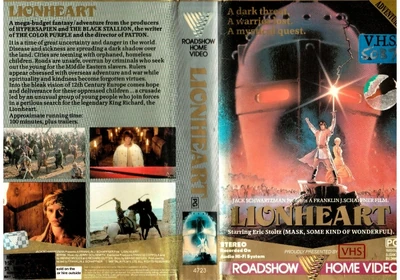 Opening and Closing to Lionheart (1987) 1988 VHS (Australia) | VHS ...