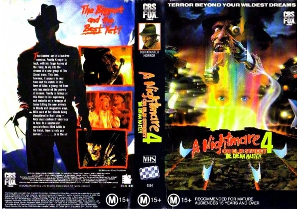 Opening and Closing to A Nightmare On Elm Street 4: The Dream Master ...