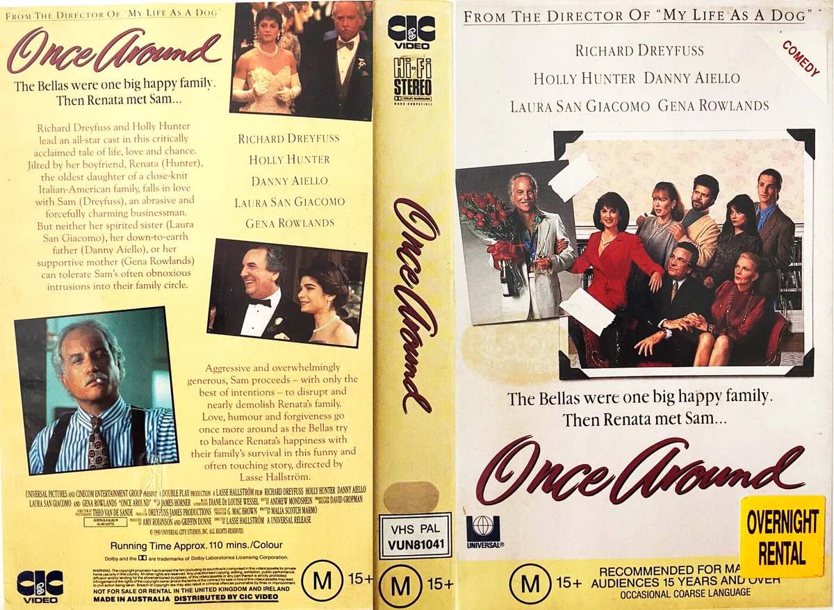 Opening and Closing to Once Around (1991) 1992 VHS (Australia) | VHS ...