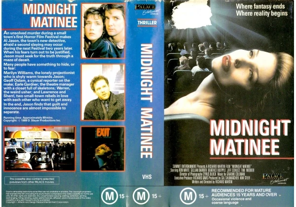 Opening and Closing to Midnight Matinee (1989) 1990 VHS (Australia) | VHS Openings Wiki | Fandom