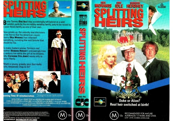 Opening and Closing to Splitting Heirs (1993) 1994 VHS (Australia) | VHS Openings Wiki | Fandom