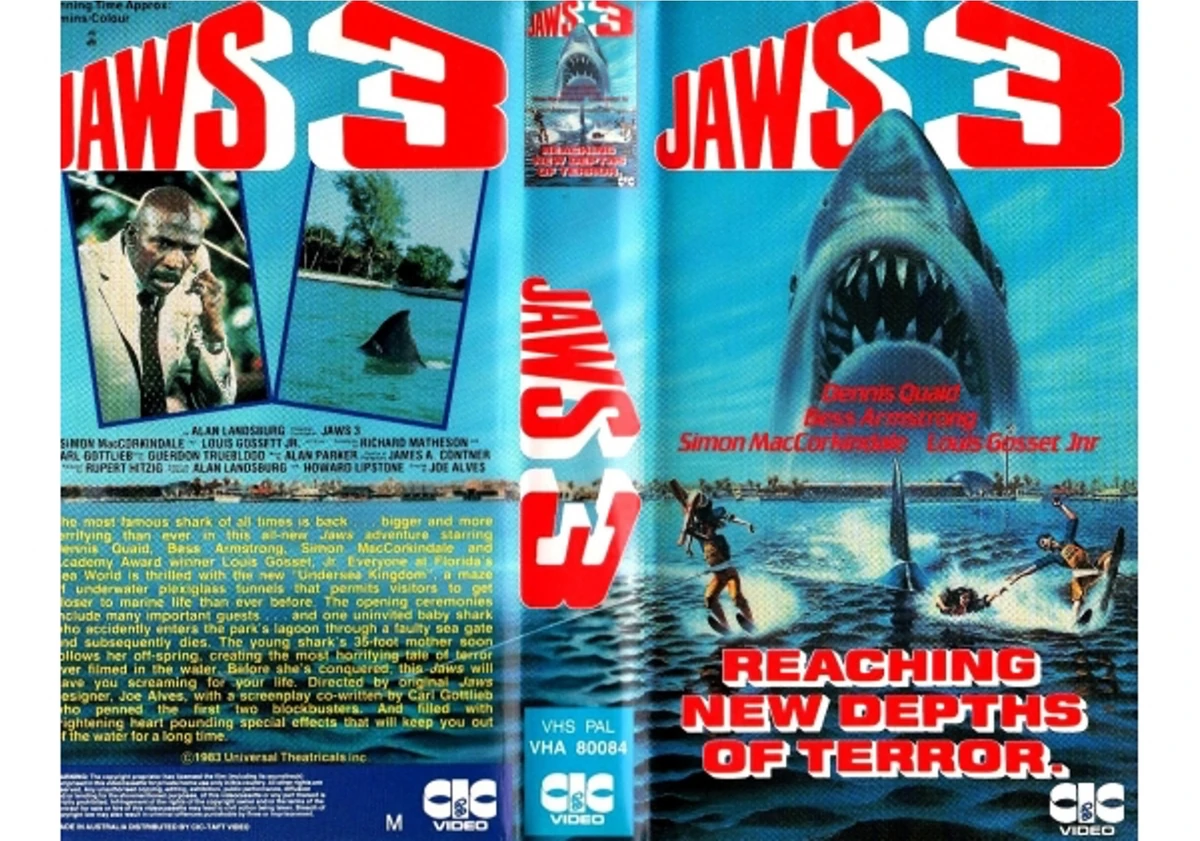 Opening and Closing to Jaws 3-D (1983) 1984 VHS (Australia) | VHS Openings Wiki | Fandom