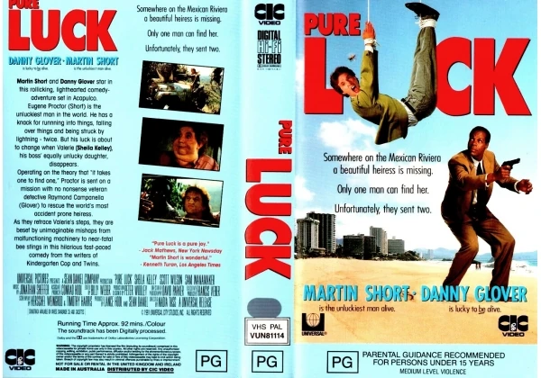 Opening and Closing to Pure Luck (1991) 1992 VHS (Australia) | VHS ...