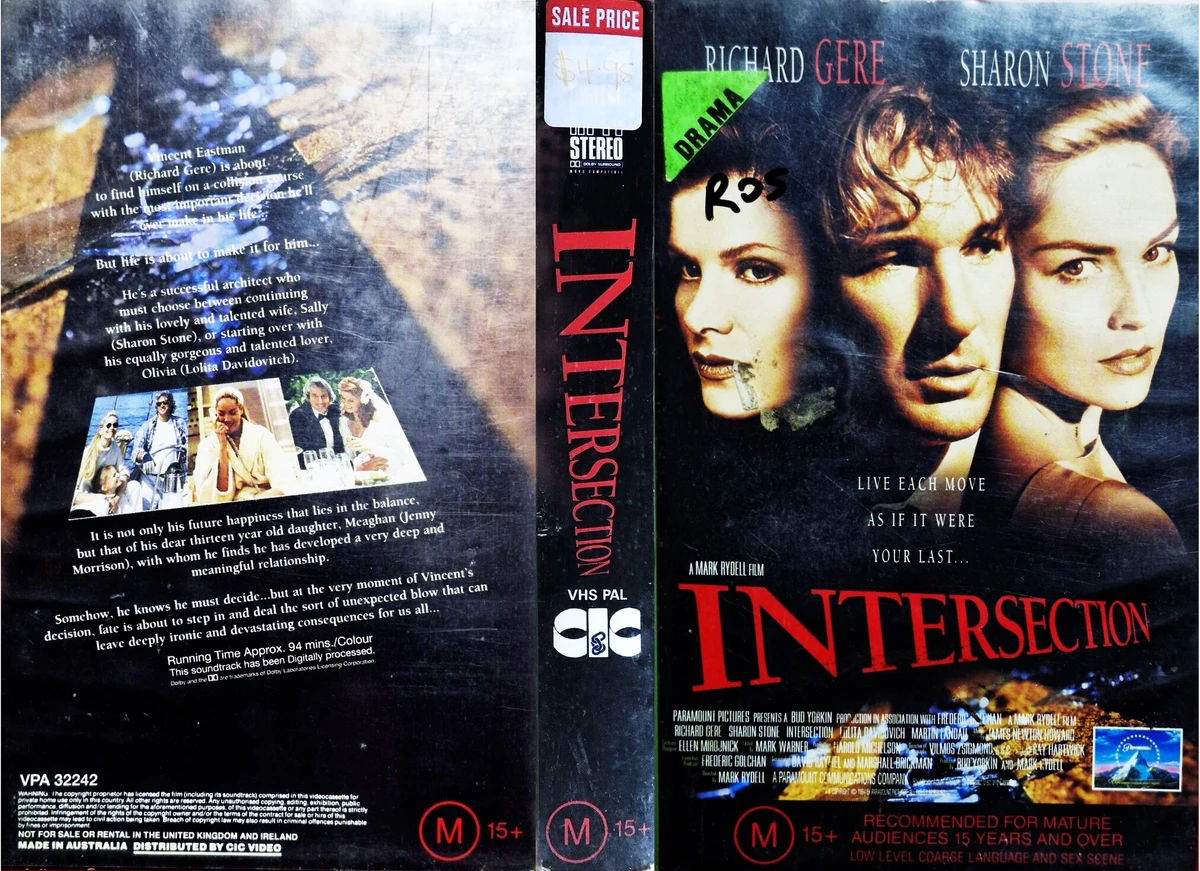 Opening and Closing to Intersection (1994) 1994 VHS (Australia) | VHS ...