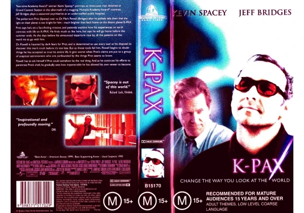 Opening and Closing to K-PAX (2001) 2002 VHS (Australia) | VHS Openings ...