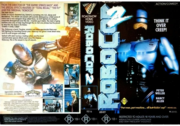Opening and Closing to RoboCop 2 (1990) 1991 VHS (Australia) | VHS ...
