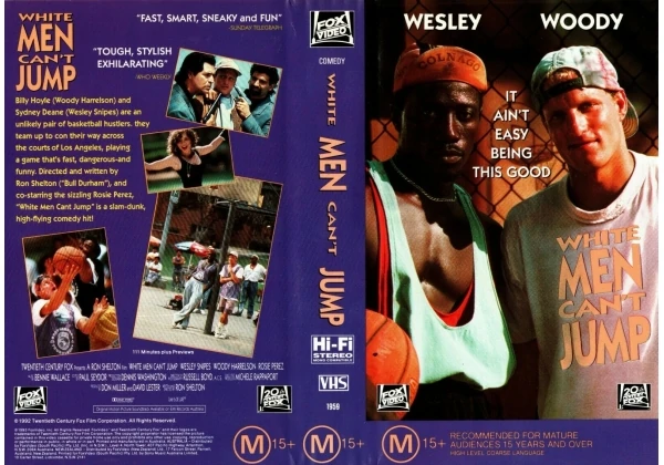 Opening and Closing to White Men Can't Jump (1992) 1993 VHS (Australia ...
