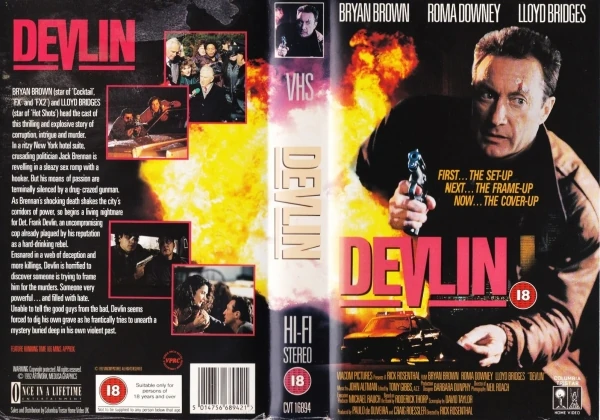 Opening to Devlin (1992) 1992 VHS (UK) (rental) | VHS Openings Wiki | Fandom