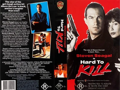 Opening and Closing to Hard to Kill (1990) 1995 VHS (Australia) | VHS ...