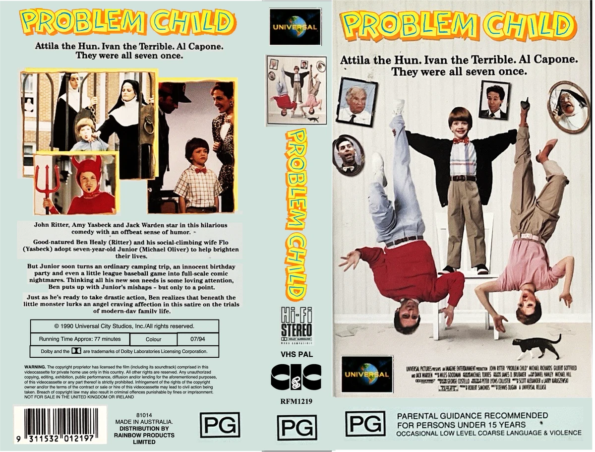 Opening and Closing to Problem Child (1990) 1994 VHS (Australia) | VHS ...