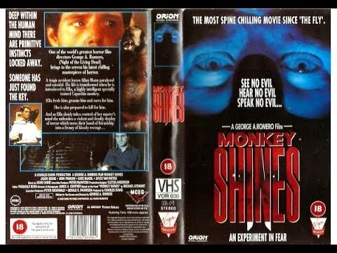 Opening to Monkey Shines (1988) 1990 VHS (UK) (rental) | VHS Openings ...