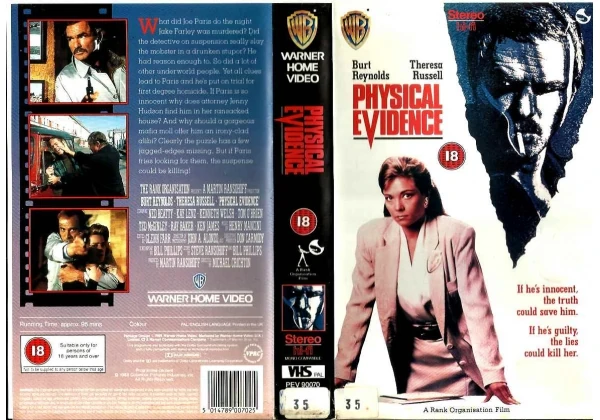 Opening to Physical Evidence (1989) 1990 VHS (UK) (rental) | VHS ...