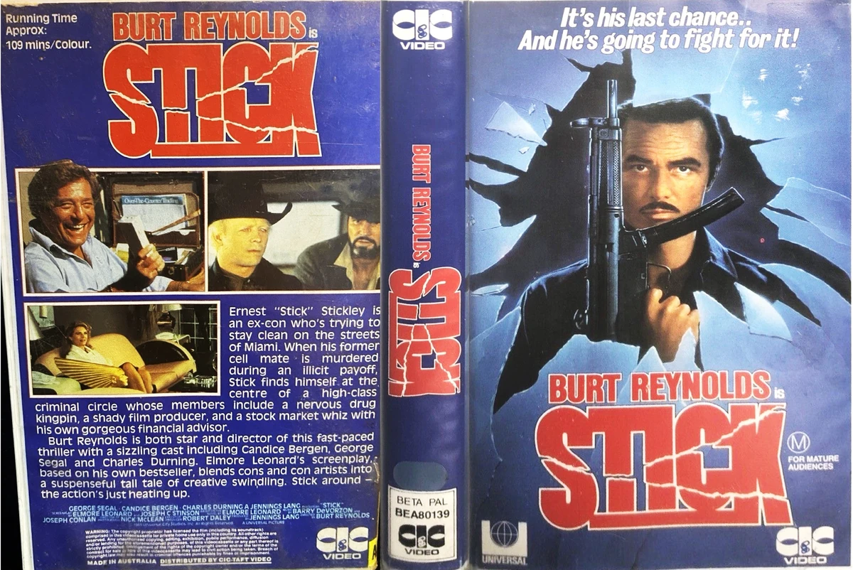 Opening and Closing to Stick (1985) 1986 VHS (Australia) | VHS Openings ...