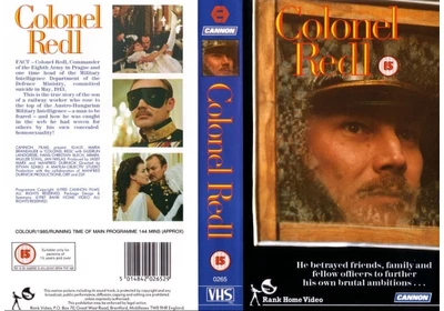 Opening to Colonel Redl (1985) 1987 VHS (UK) (rental) | VHS Openings ...