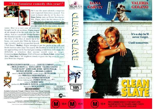 Opening and Closing to Clean Slate (1994) 1994 VHS (Australia) | VHS ...