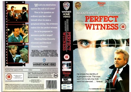 Opening & Closing to Perfect Witness (1989) 1990 VHS (UK) (rental ...