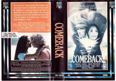 Opening and Closing to Comeback (1982) 1985 VHS (Australia) | VHS ...