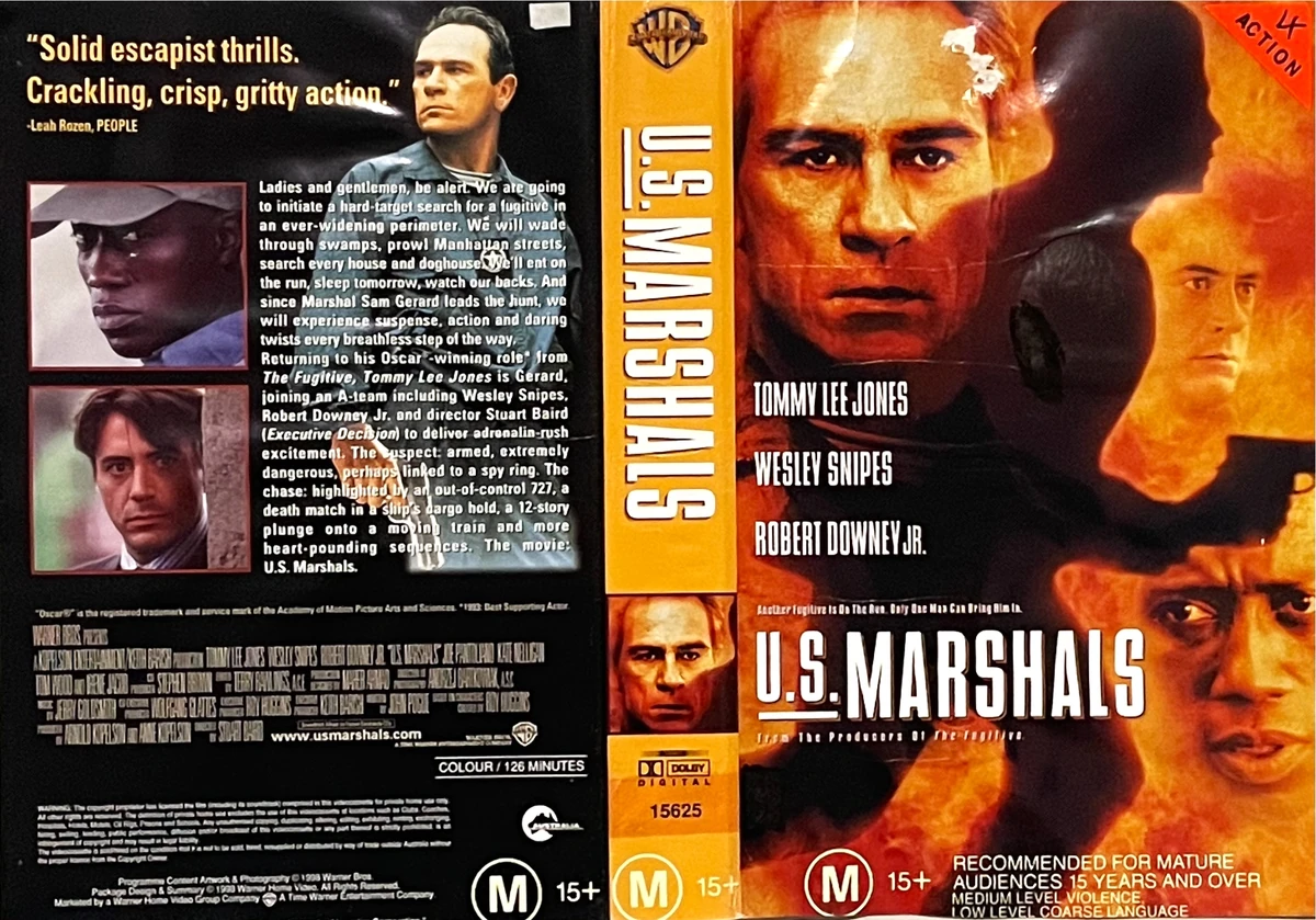 Opening and Closing to U.S. Marshals (1998) 1998 VHS (Australia) | VHS ...