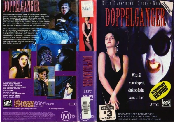 Opening and Closing to Doppelganger (1993) 1993 VHS (Australia) | VHS Openings Wiki | Fandom