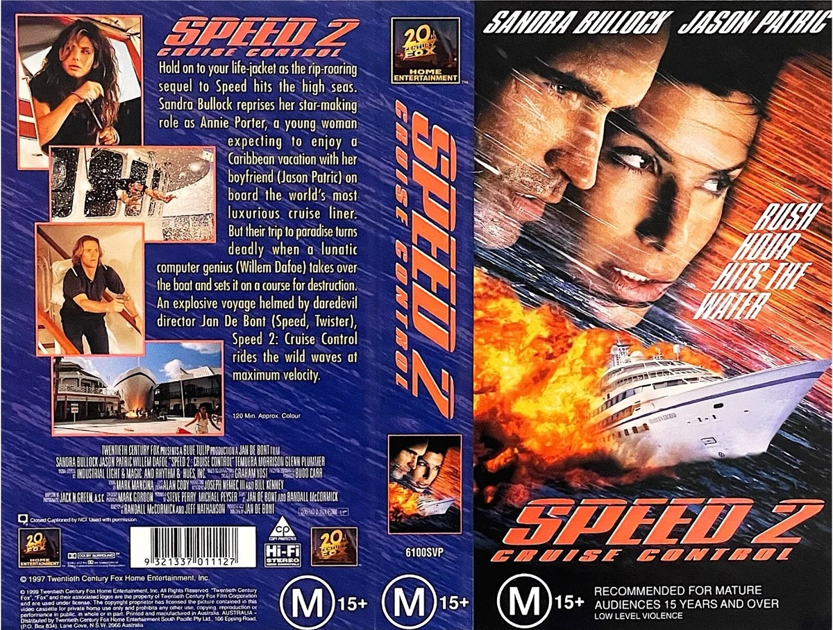 Opening and Closing to Speed 2: Cruise Control (1997) 1999 VHS ...