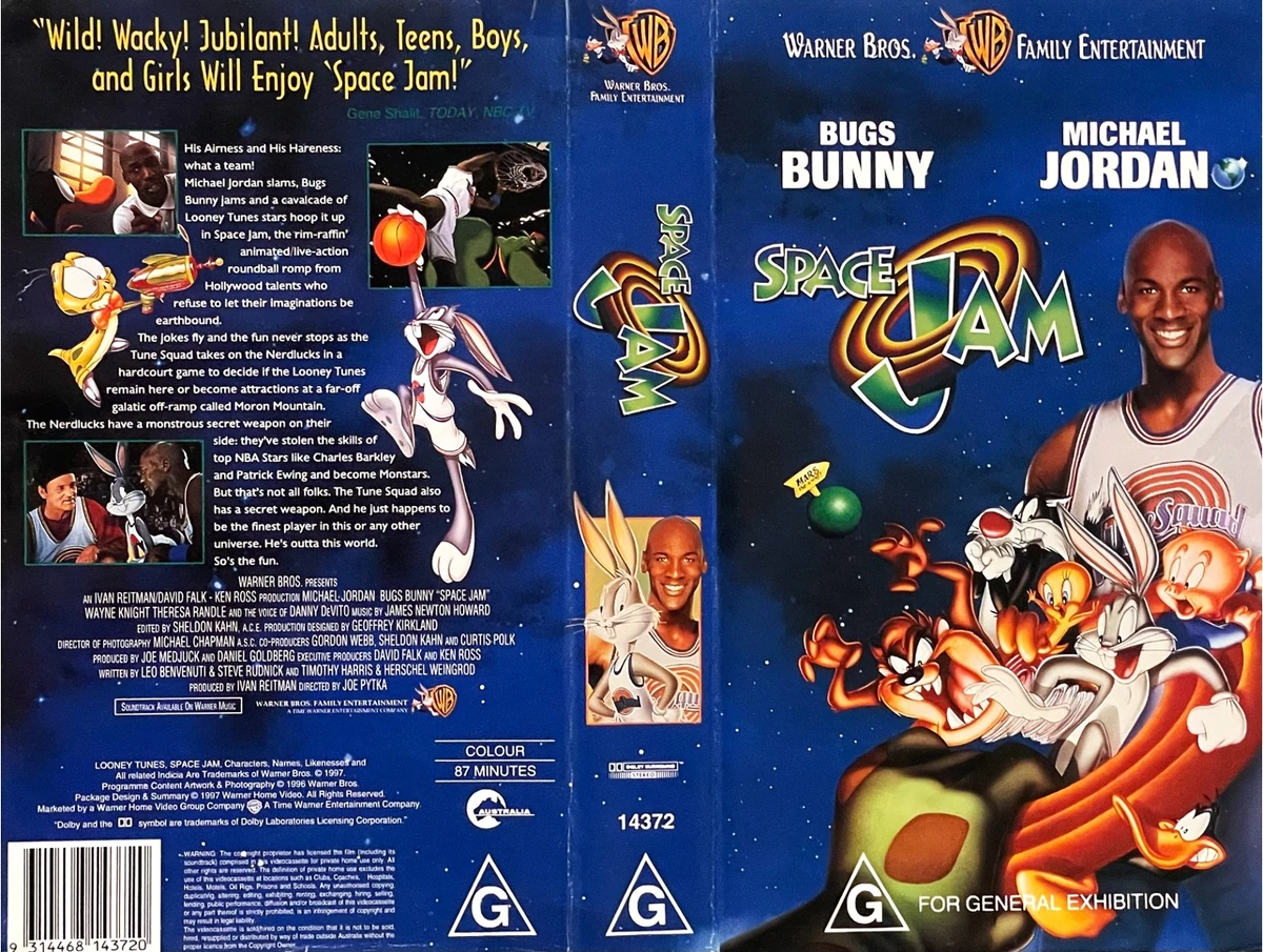 Opening & Closing to Space Jam (1996) 1997 VHS (Australia) | VHS ...