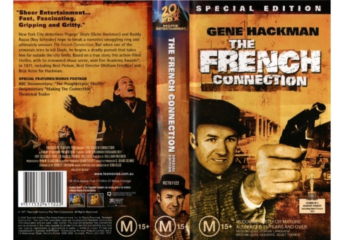 Opening and Closing to The French Connection (1971) 2002 VHS (Australia ...