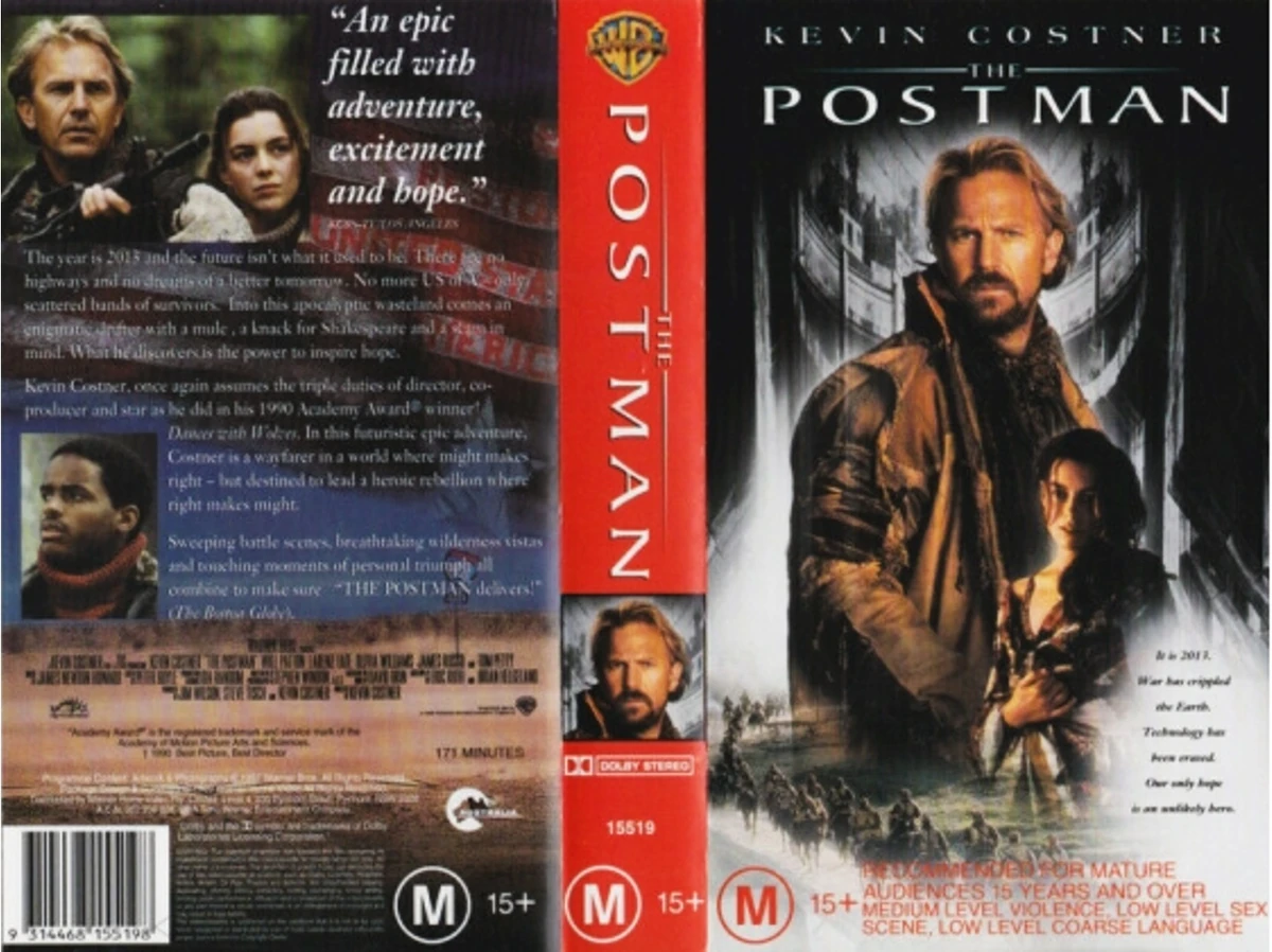 Opening and Closing to The Postman (1997) 1999 VHS (Australia) | VHS Openings Wiki | Fandom