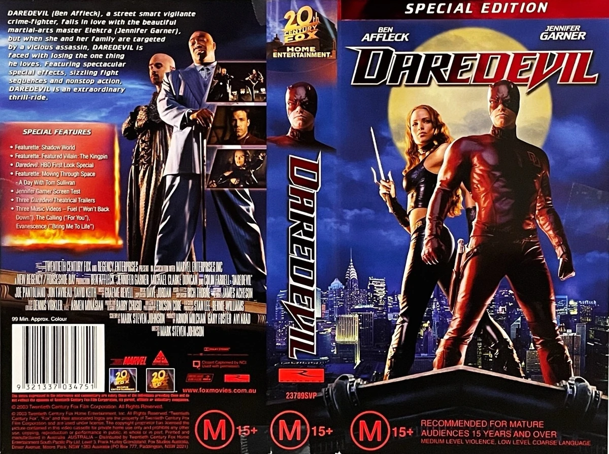 Opening & Closing to Daredevil (2003) 2003 VHS (Australia) | VHS ...
