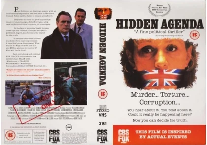 Opening to Hidden Agenda (1990) 1991 VHS (UK) (rental) | VHS Openings ...