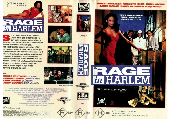 Opening and Closing to A Rage in Harlem (1991) 1993 VHS (Australia ...