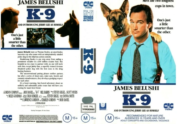 Opening and Closing to K-9 (1989) 1990 VHS (Australia) | VHS Openings ...